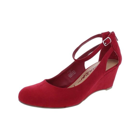 American Rag | Shoes | American Rag Womens Red Side Cut Outs Padded ...